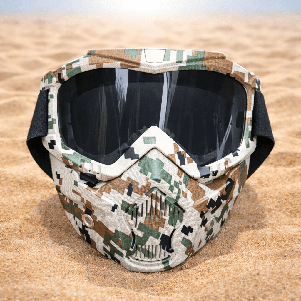 Maske Army Design – Taktisk camo helmaske – Gelblastershop.dk
